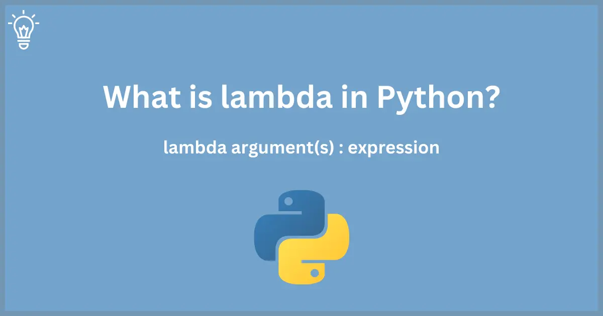 What Does Lambda Do In Python Explained With Examples
